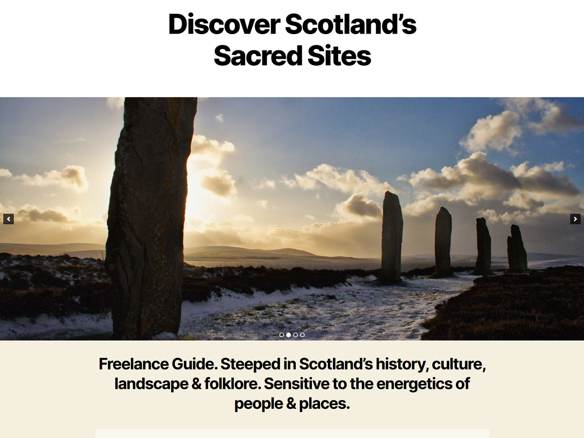 Sacred Scotland – dancingdog web design